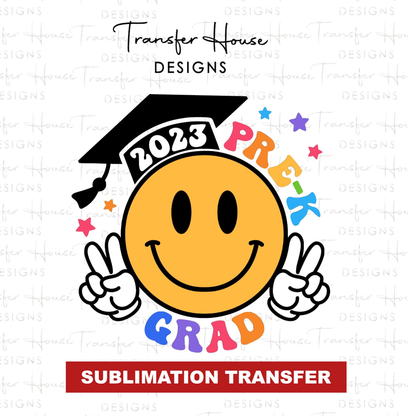 Pre K Grad Preschool Graduation Sublimation Ready to Press - Etsy