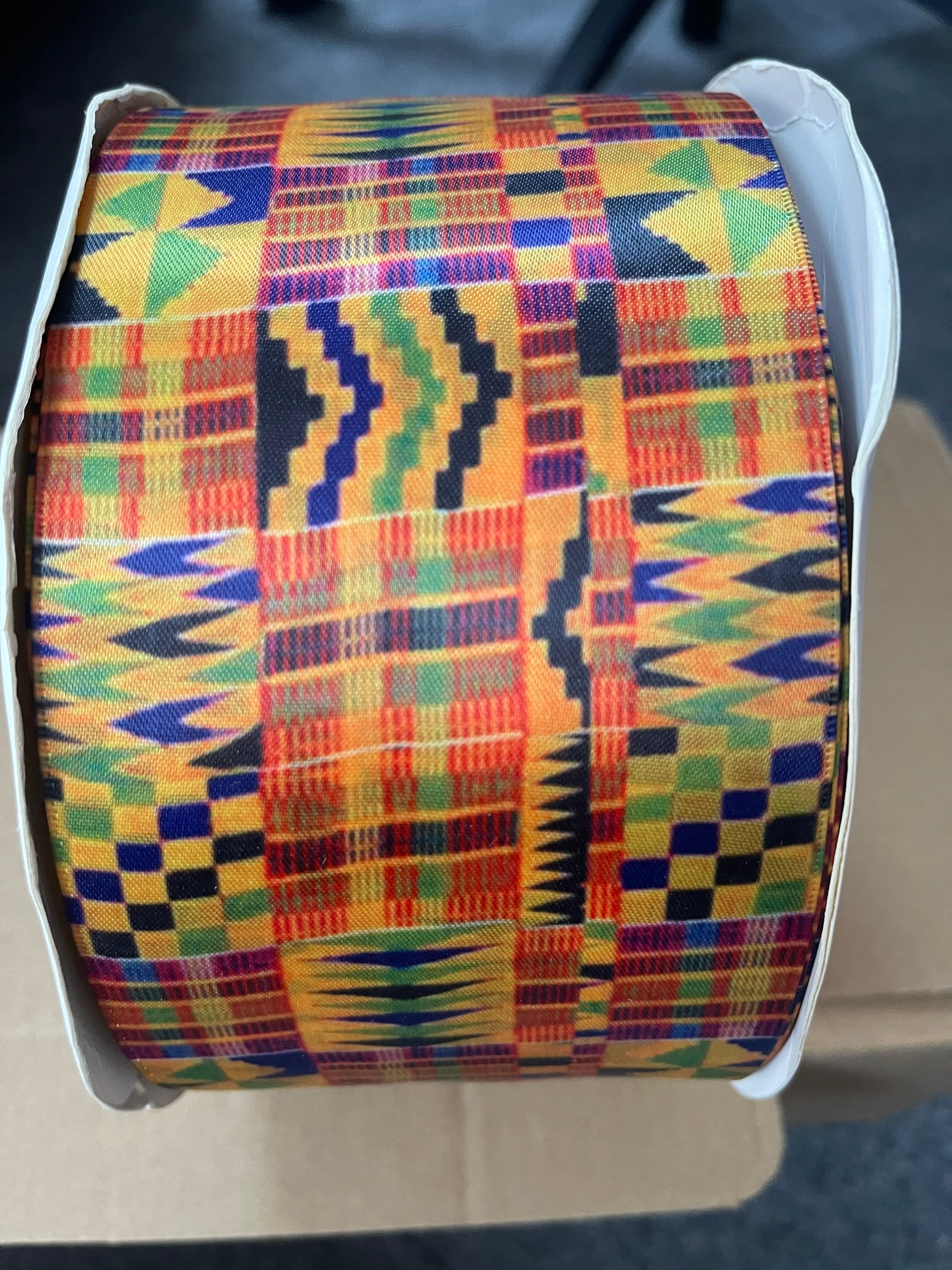 2 Wide African Print Ribbon African Ankara Kente Ribbon Ankara Ribbon ...