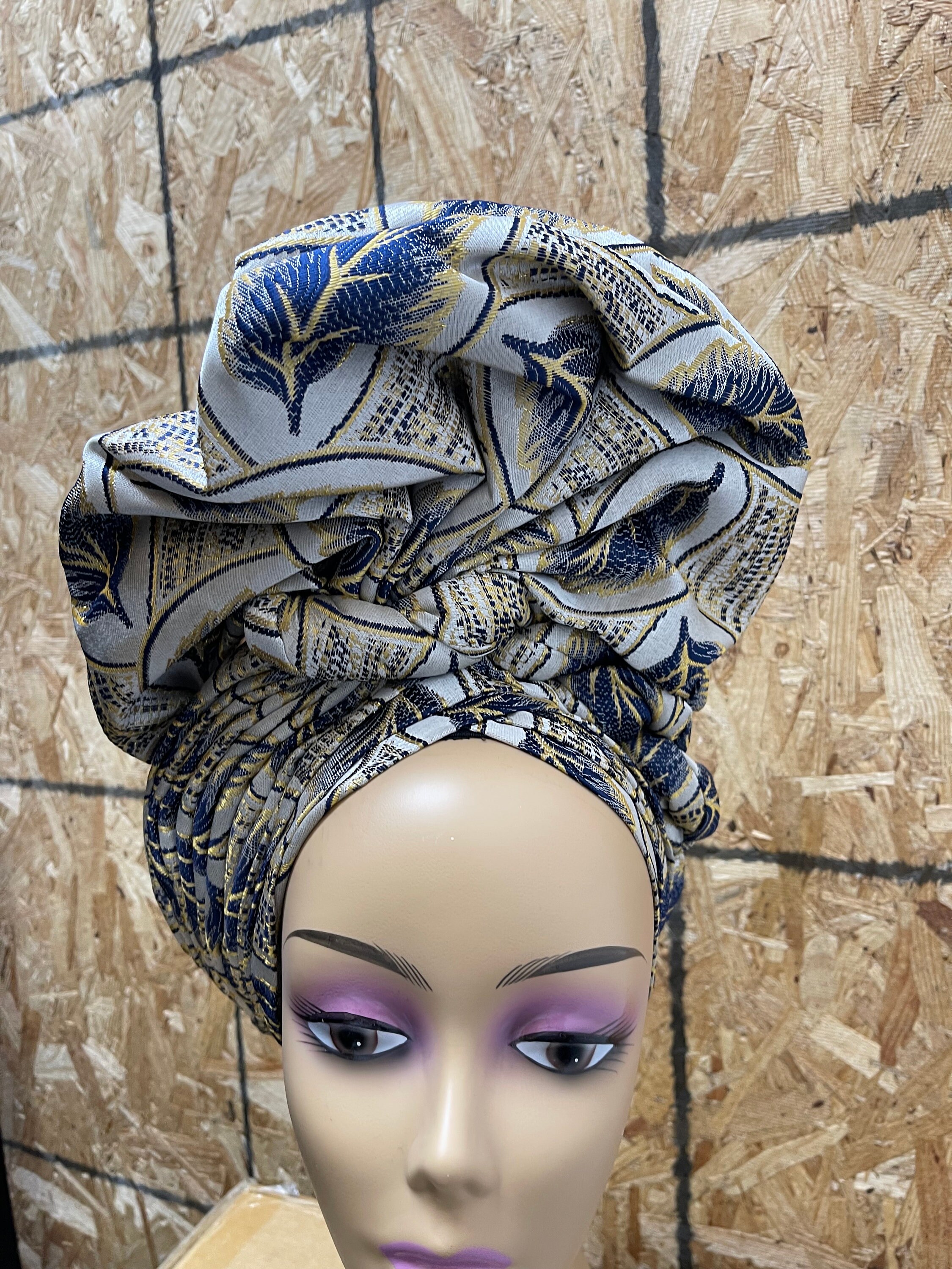 African Autogele, Ready to Wear Gele, African Hat, Traditional Wedding ...