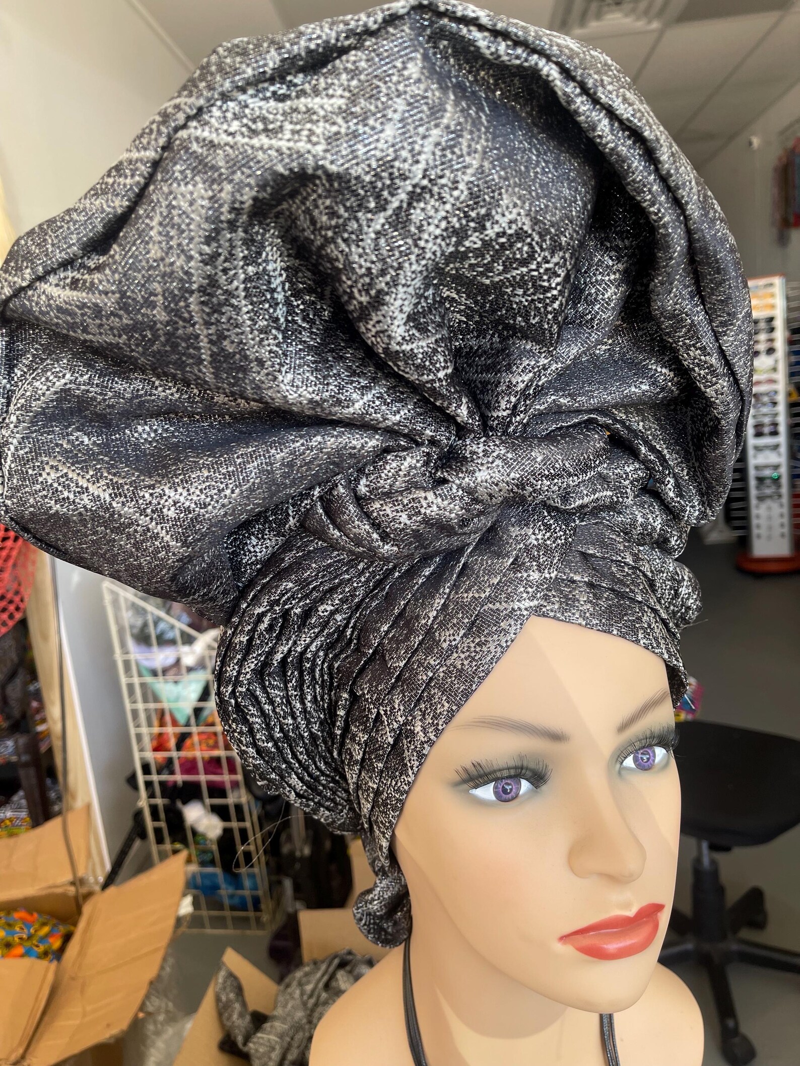 African Autogele, Ready to Wear Gele, African Hat, Traditional Wedding ...