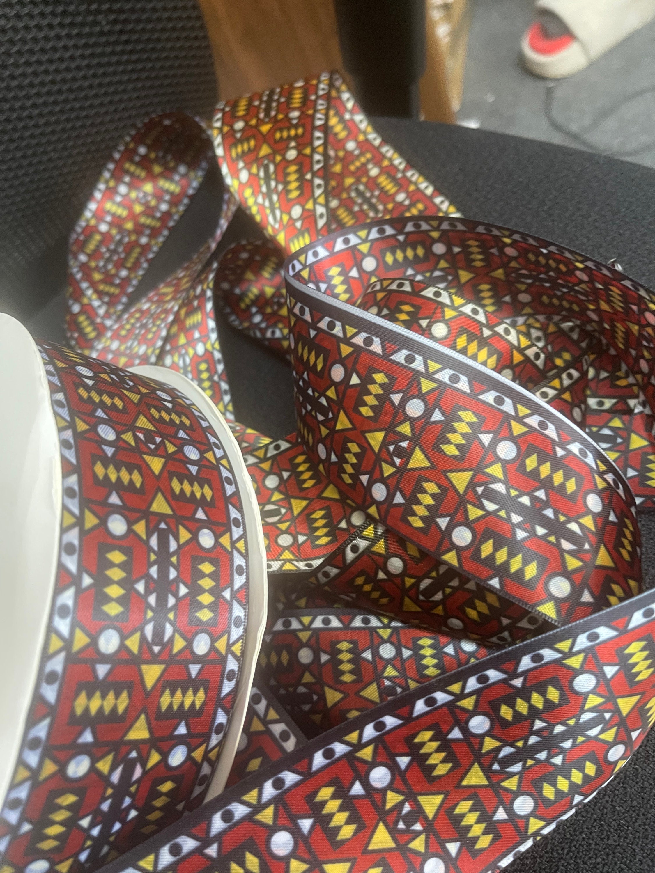 2 Wide African Print Ribbon African Ankara Kente Ribbon Ankara Ribbon ...
