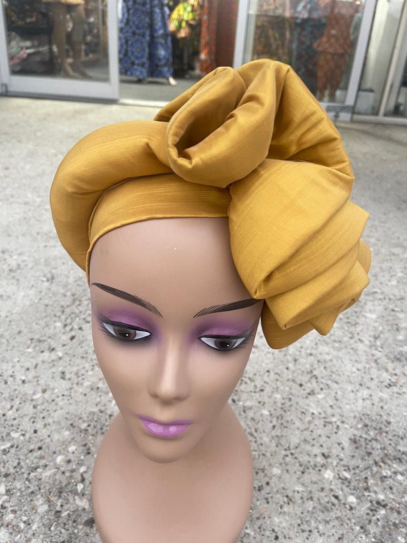 African Autogele, Ready to Wear Gele, African Hat, Traditional Wedding ...