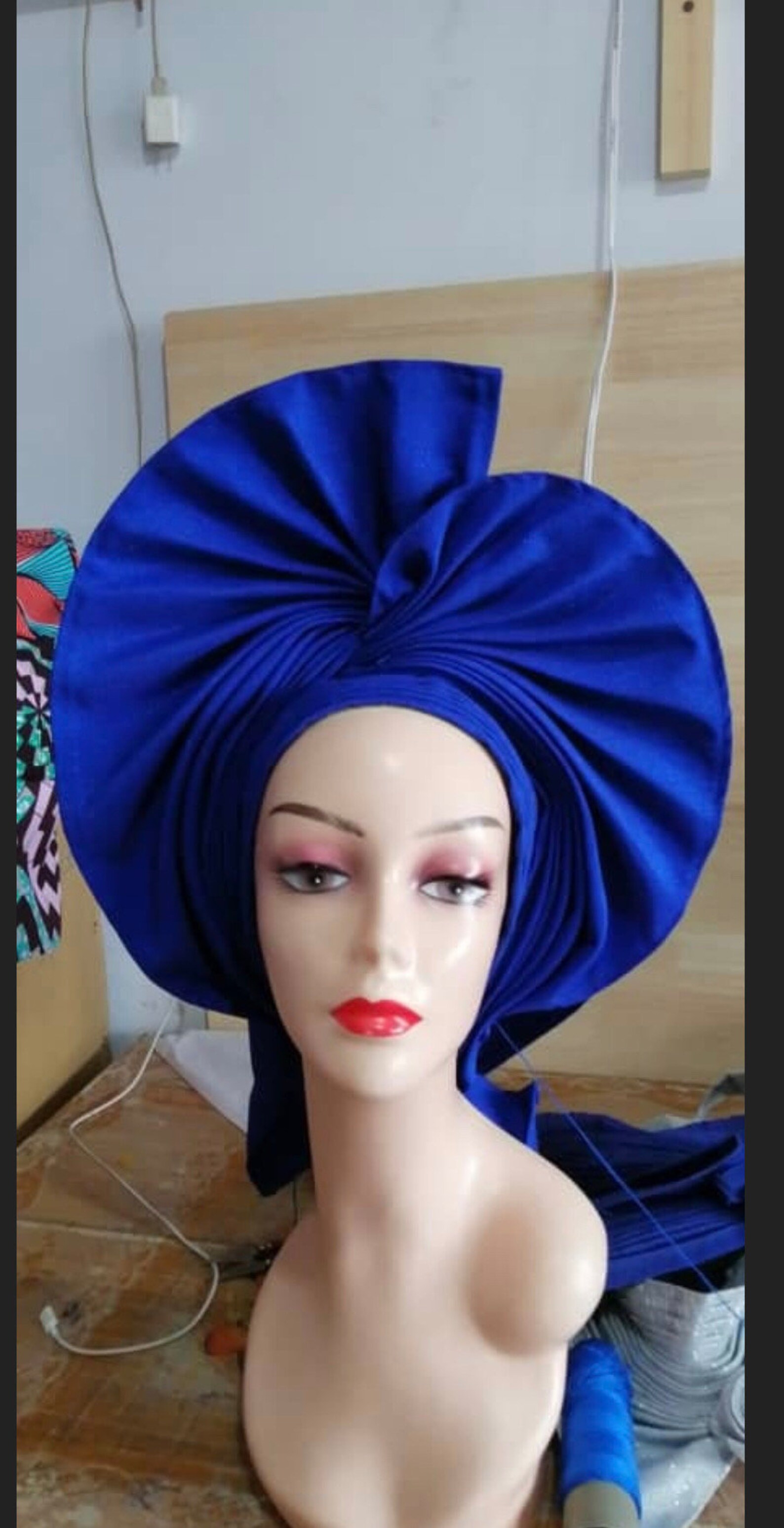 African Autogele, Ready to Wear Gele, African Hat, Traditional Wedding ...
