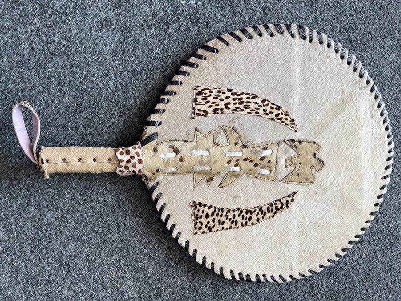 Handmade Agu Igbo Men's Traditional Hand Fan, Grooms, Nze/ozo ...