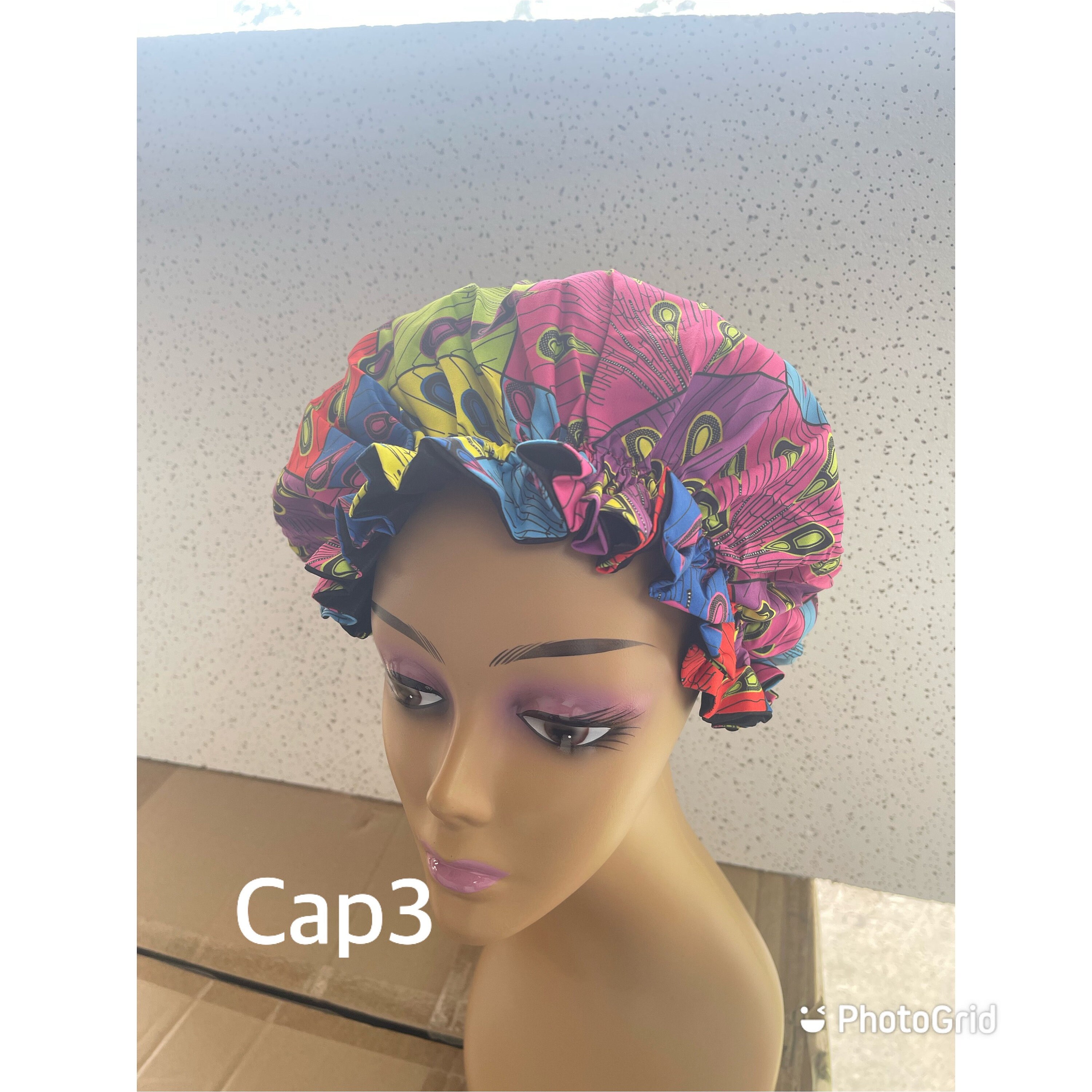 African Kente Ankara Doubled Sided Hair Bonnets African Attire. - Etsy