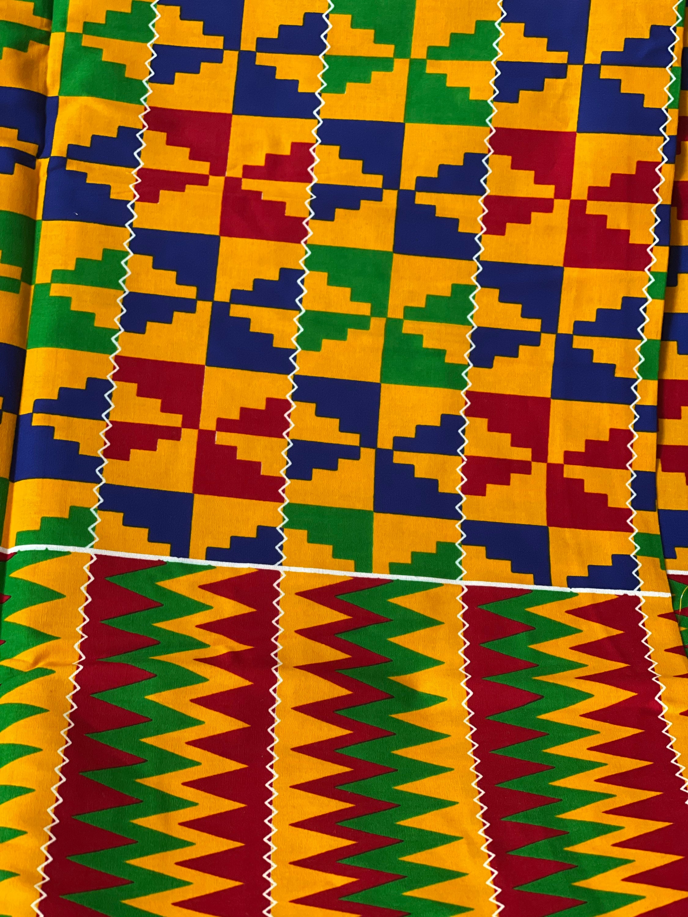 African Ankara Kente Fabric per Yard - Etsy