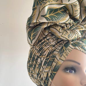 African Autogele, Ready to Wear Silver Gele, African Hat, Traditional ...