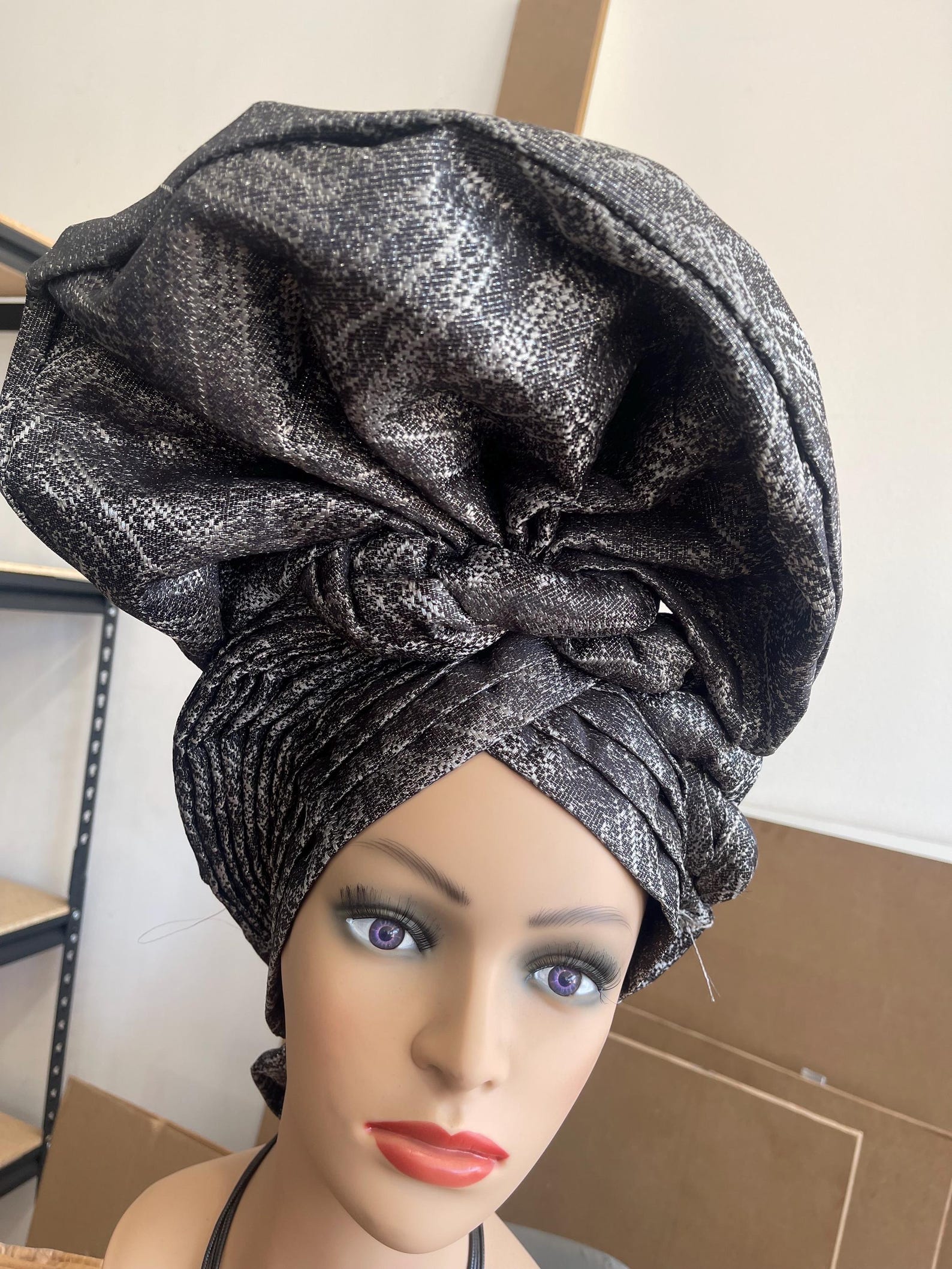 African Autogele, Ready to Wear Gele, African Hat, Traditional Wedding ...