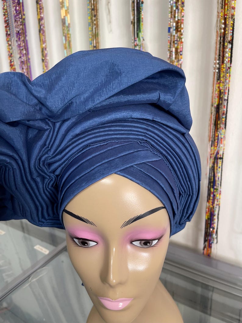 African Autogele, Ready to Wear Gele, African Hat, Traditional Wedding ...