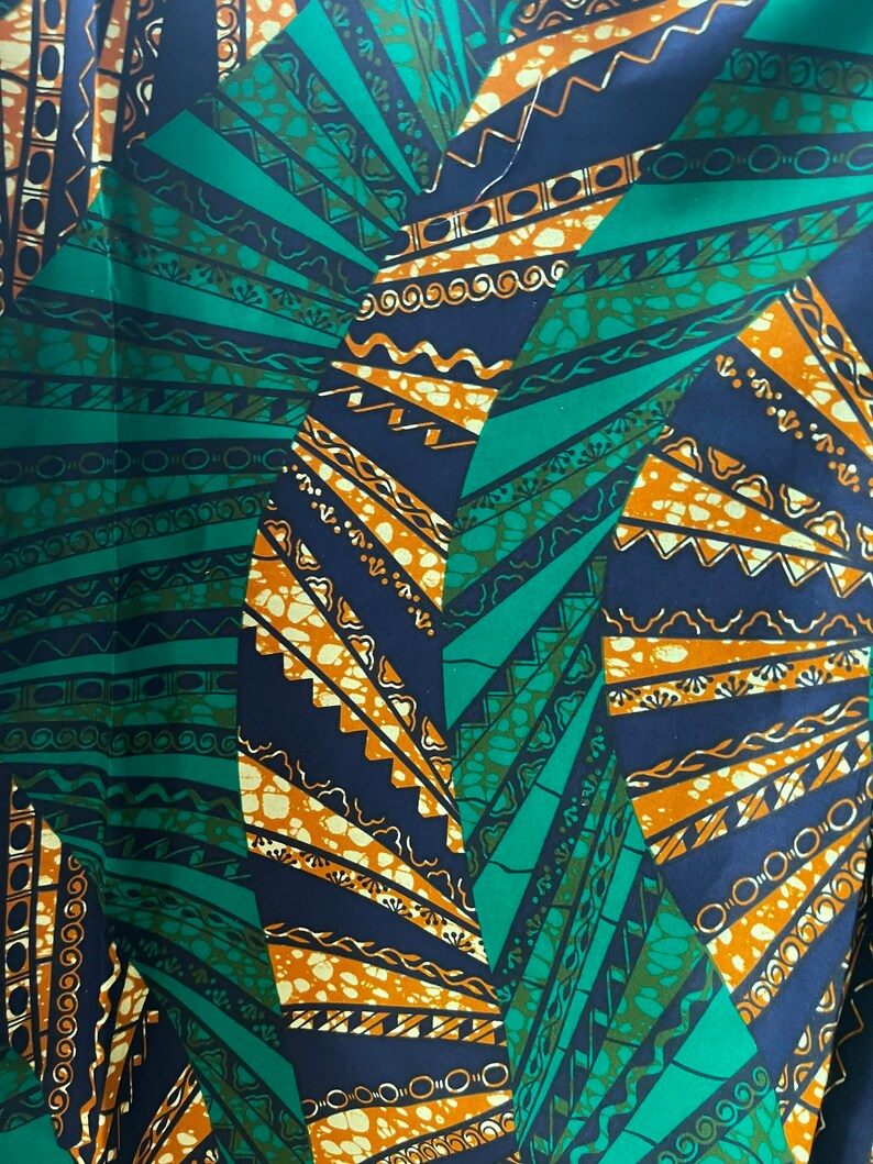 African Fabric 6 Yards Ankara Print Kente Print Fabric for - Etsy