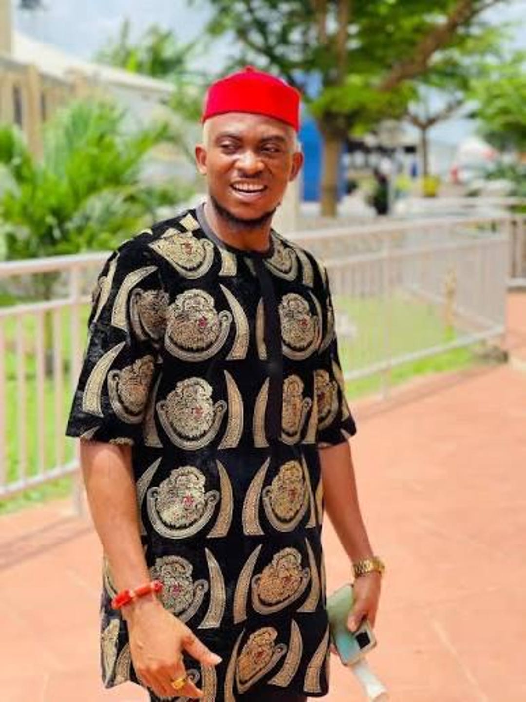 Igbo Traditional Wedding Outfit Isi - Agu Wears, African Men Clothing ...