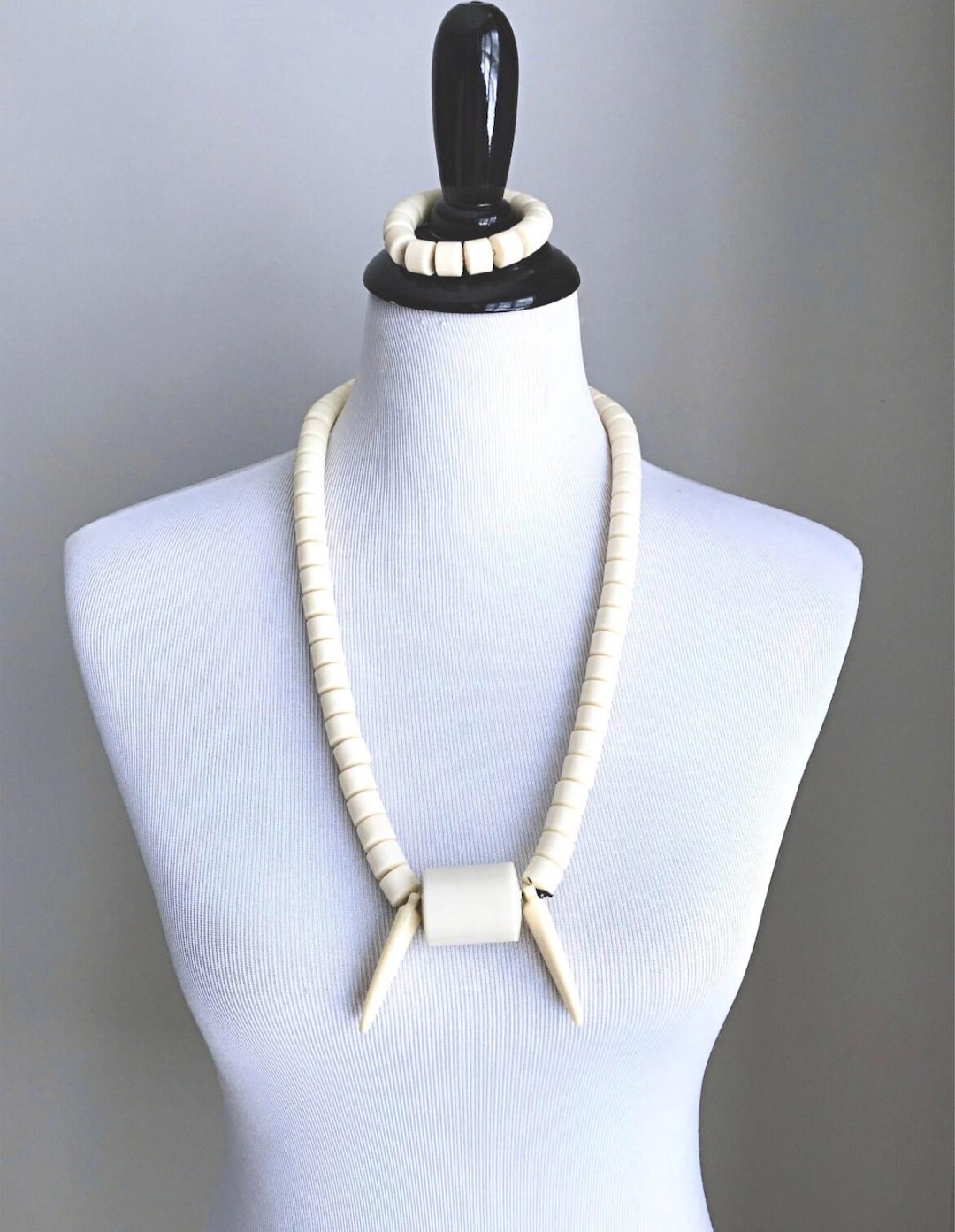 African Nigerian Wedding Igbo White Neck Beads and Bracelets - Etsy