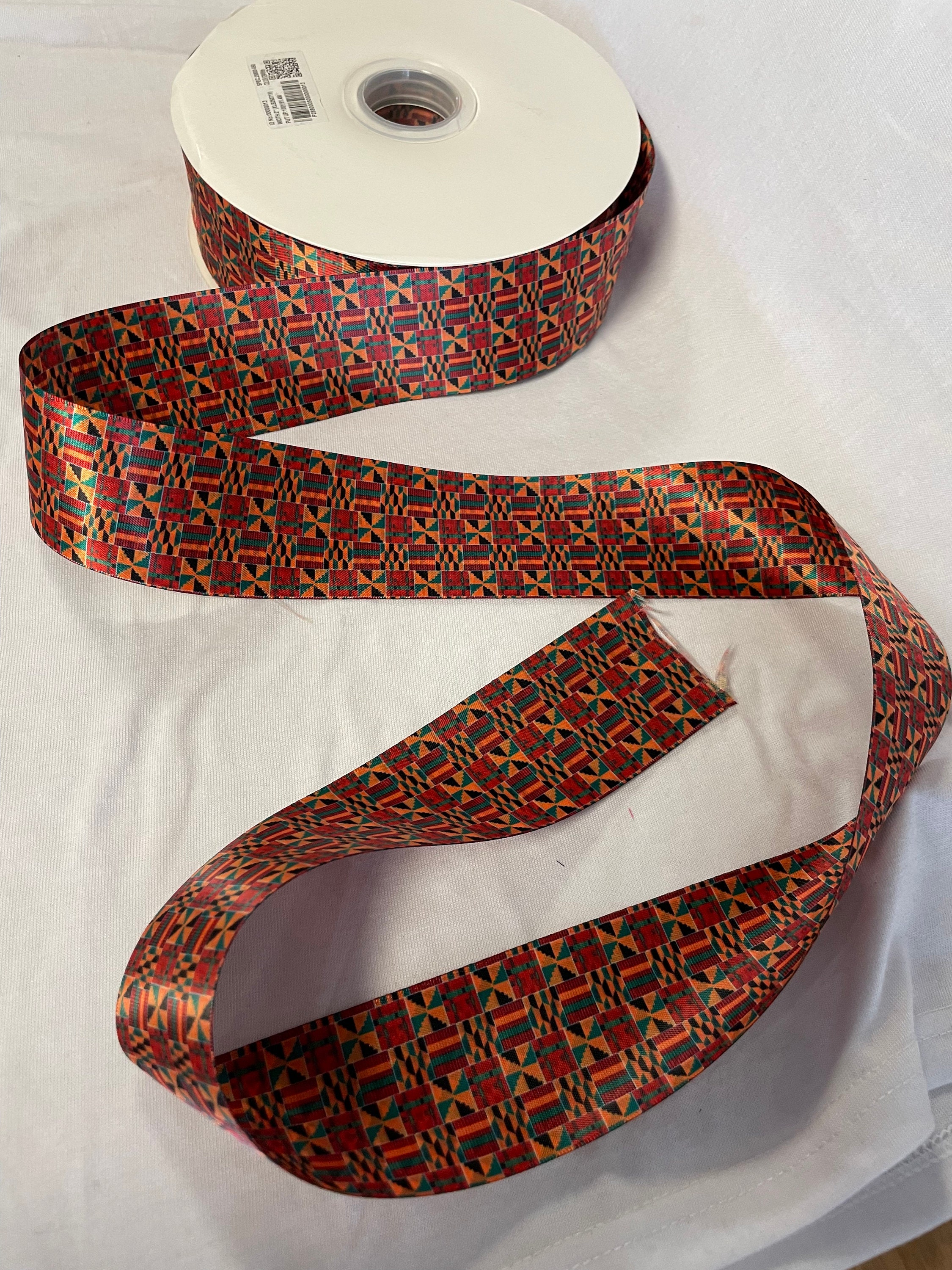African print ribbon store