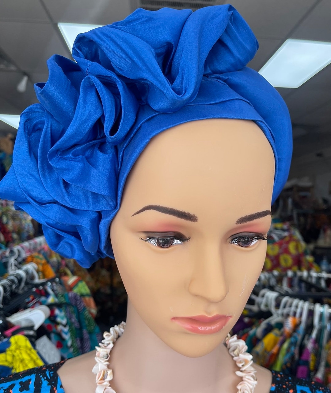 African Handmade Ready to Wear Auto Gele Turban African Headwear - Etsy
