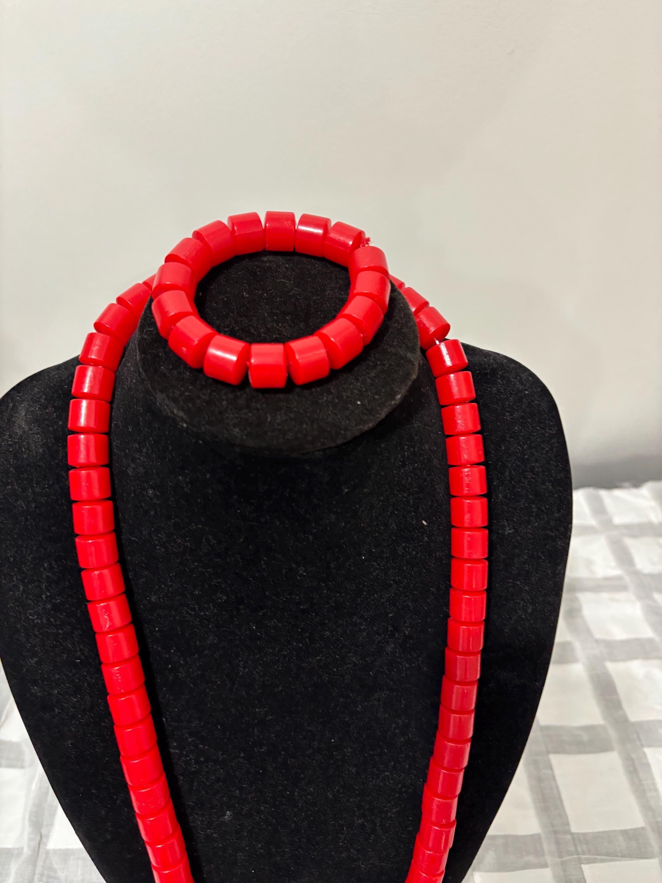 African Nigerian Wedding Igbo Neck Beads and Bracelets - Etsy