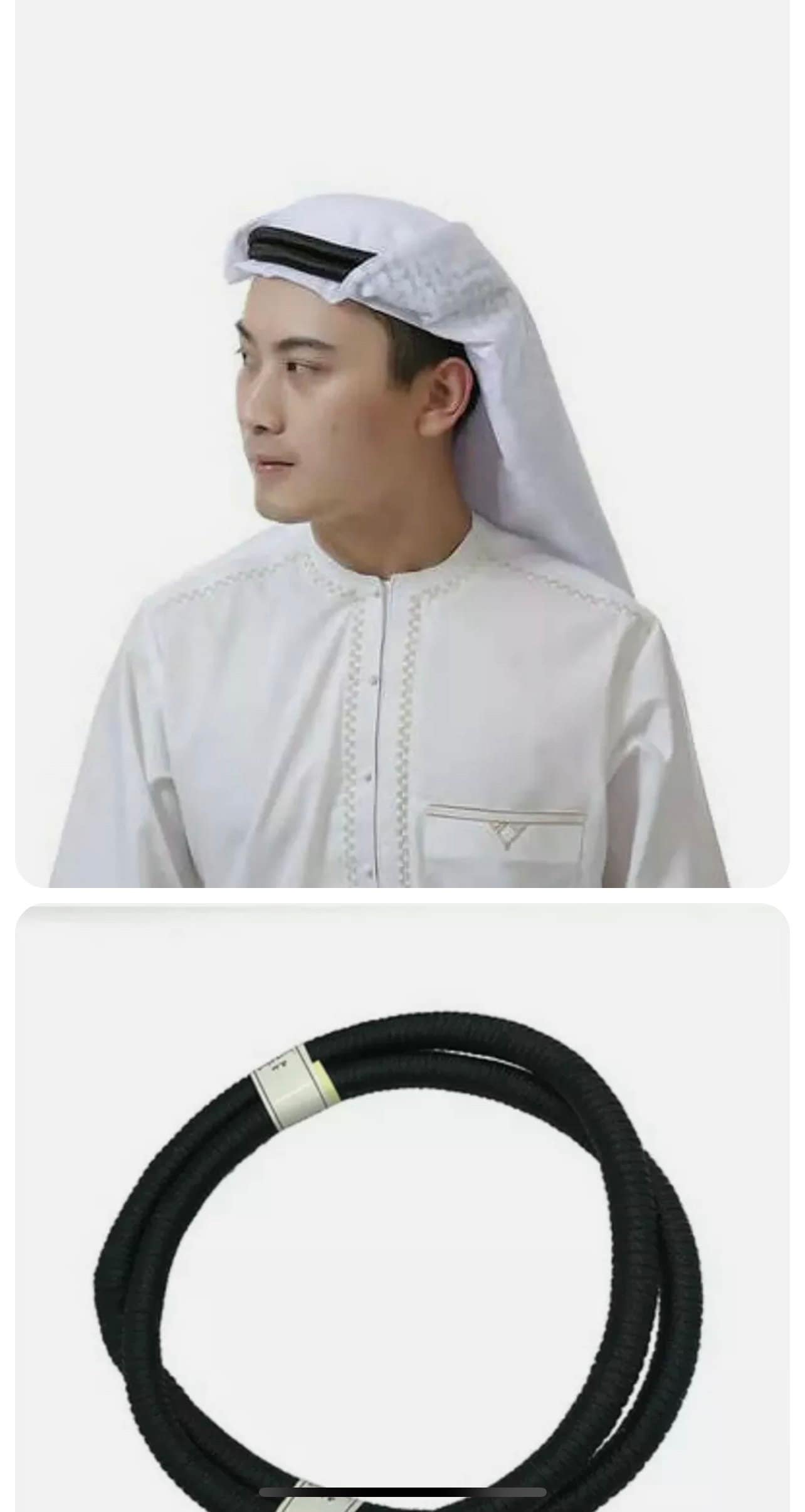 Muslim Shemagh Arabic Men Muslim Headscarf With Band Islamic ...