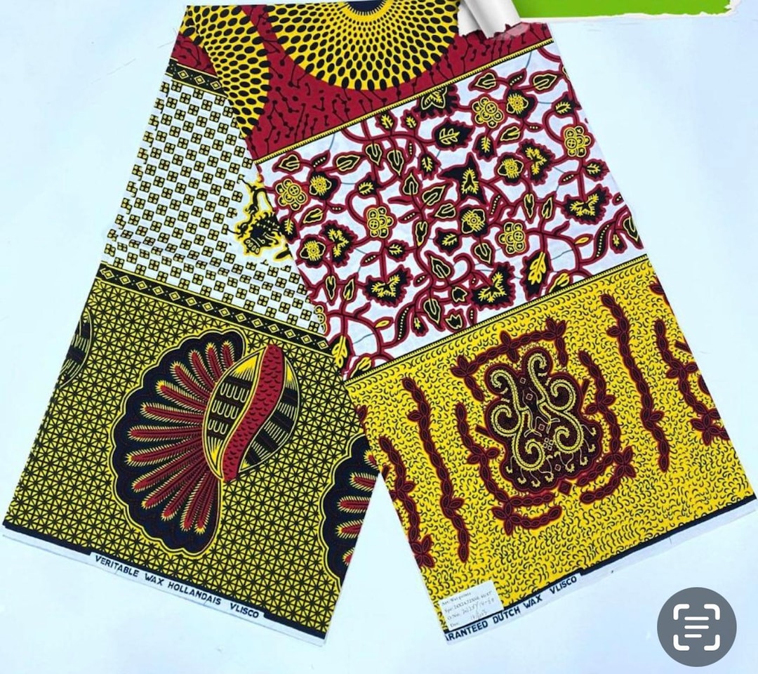 African Fabric by Yards Ankara Print Ankara Kente Fabric, Fabric for ...