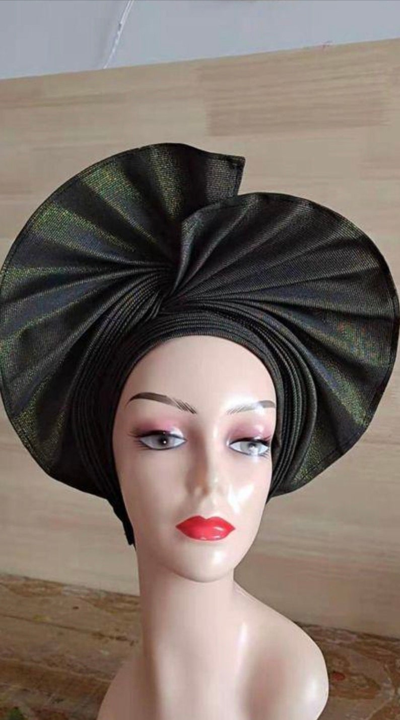 African Autogele, Ready to Wear Gele, African Hat, Traditional Wedding ...