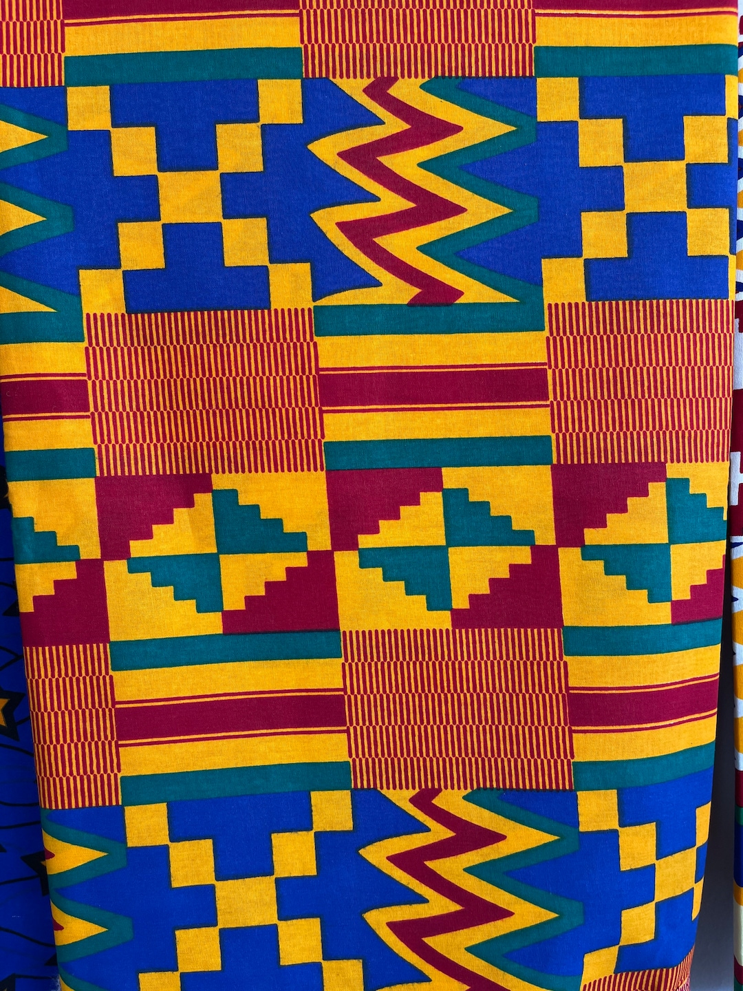 African Ankara Kente Fabric per Yard - Etsy