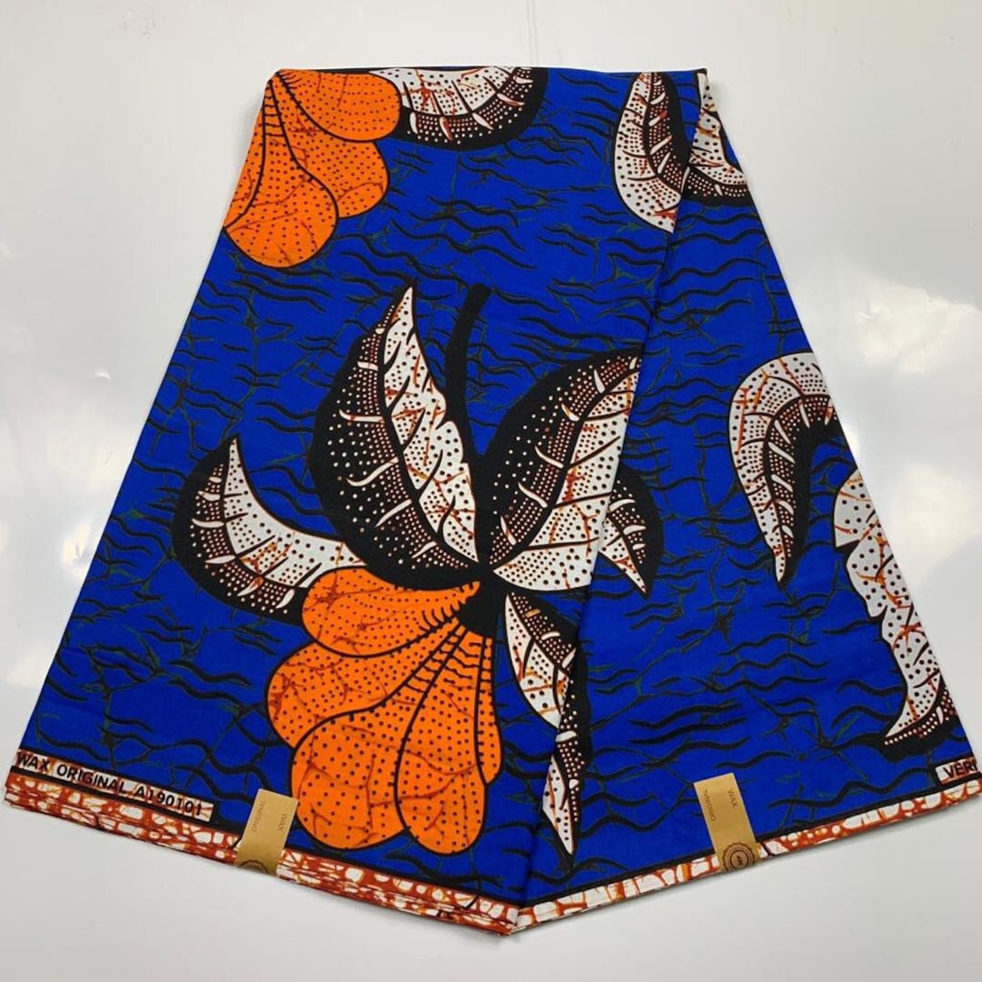 African Fabric 6 Yards Ankara Kente Print Ankara Kente Fabric, Fabric ...