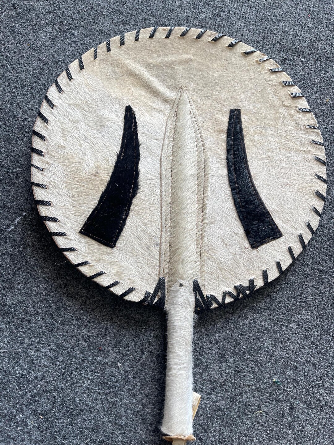 Handmade Agu Igbo Men's Traditional Hand Fan, Grooms, Nze/ozo ...