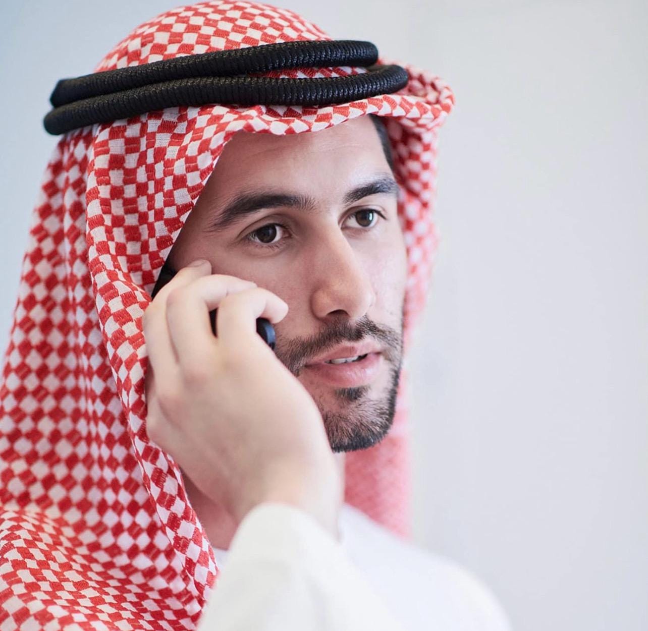 Men's Large Arab Shemagh Headscarf Muslim Headcover Shawl Keffiyeh ...
