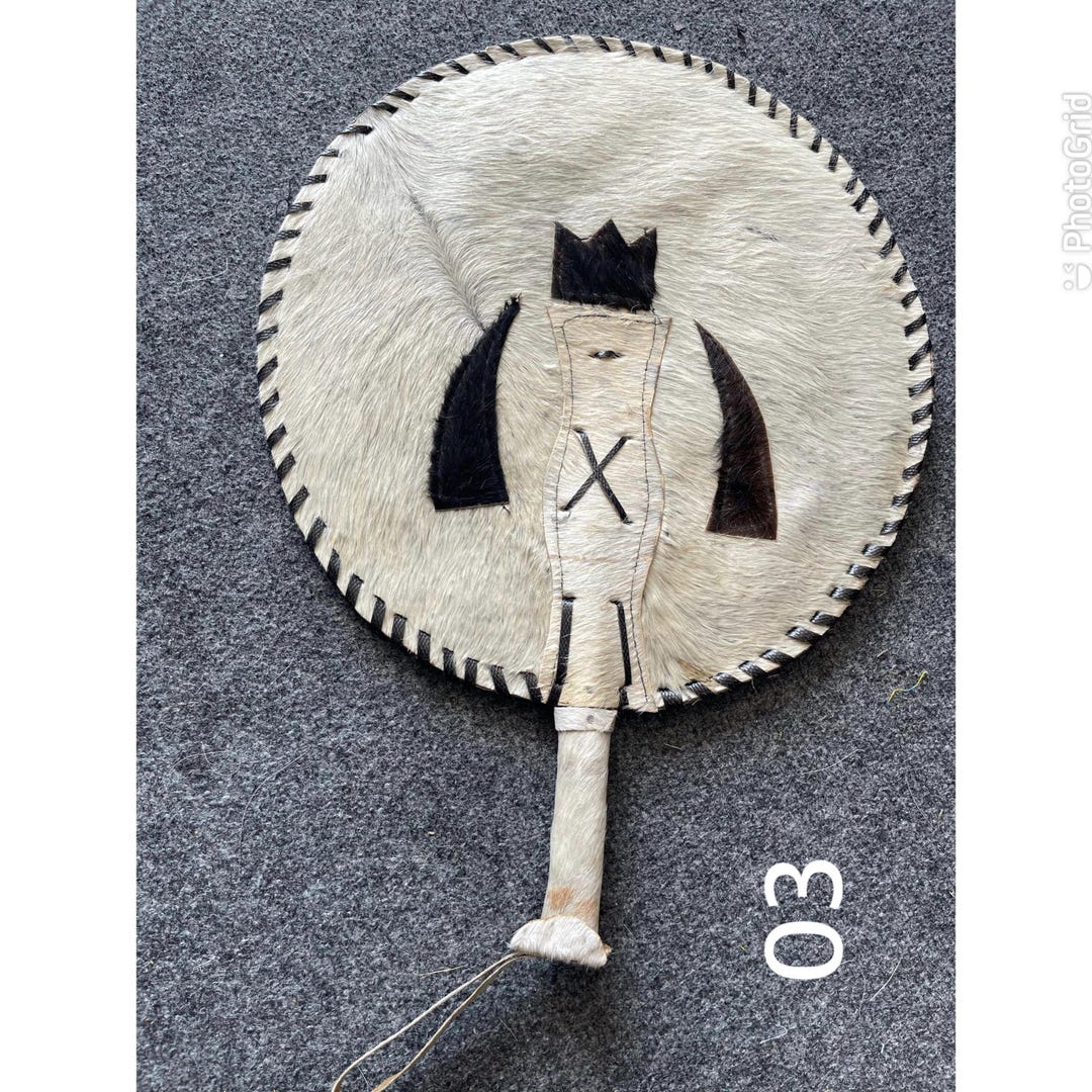 Handmade Agu Igbo Men's Traditional Hand Fan, Grooms, Nze/ozo ...