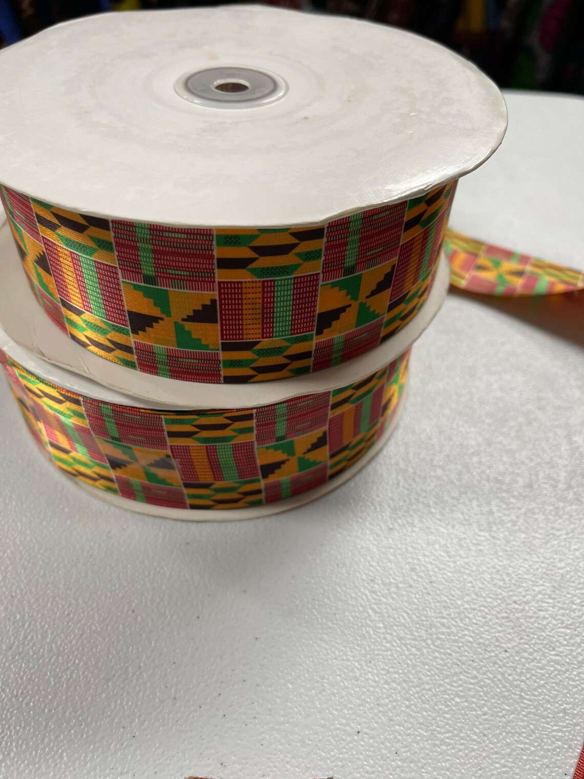 African Print Ribbon African Ankara Kente 3 Yards Ribbon Ankara Ribbon ...