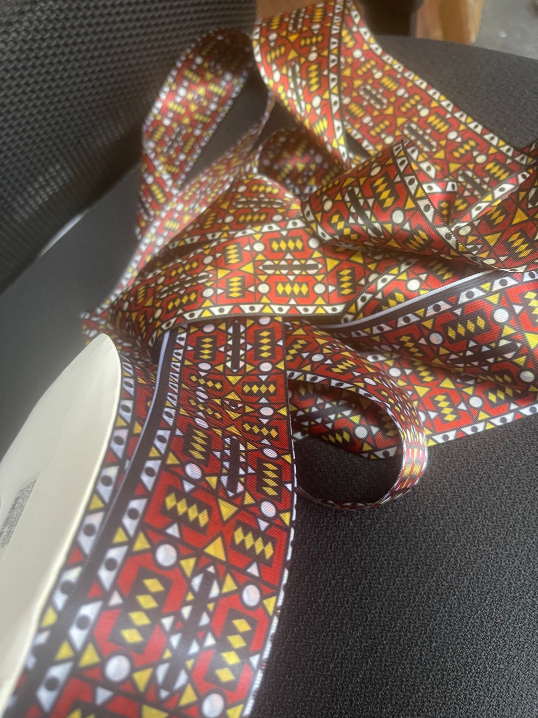 2” Wide African Print Ribbon African Ankara Kente Ribbon Ankara Ribbon ...