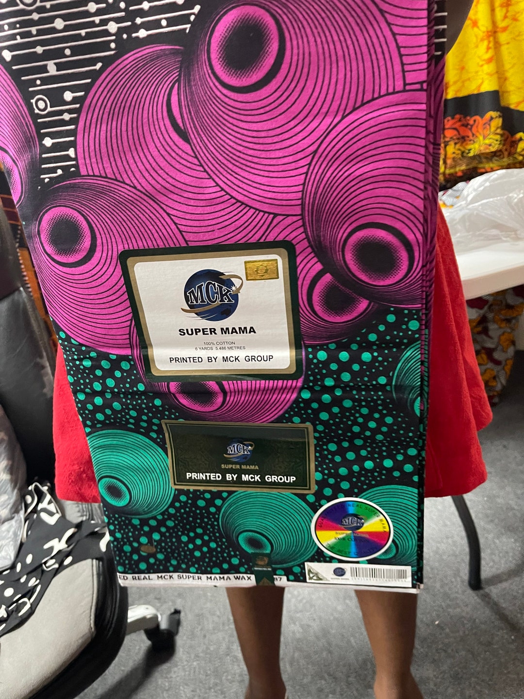 African Fabric 6 Yards Ankara Print Ankara Kente Fabric, Fabric for ...