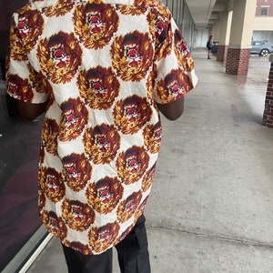 Igbo Traditional Men Top Wedding African Ankara Print Isi - Agu Wears ...