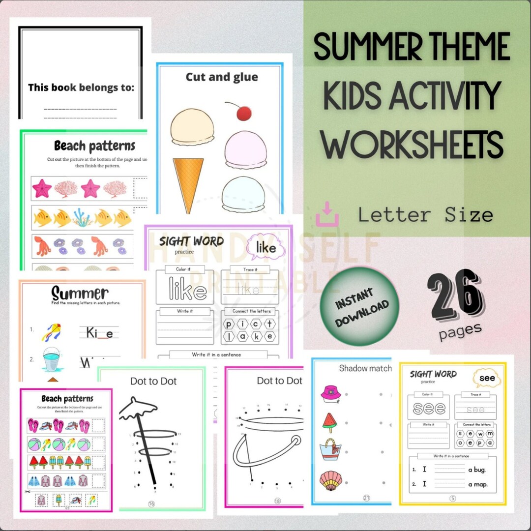 kindergarten-summer-theme-activities-for-kids-educational-etsy
