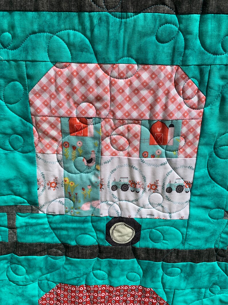 Vintage Camp Trailer Quilt Homemade Quilt Decor or Gift - Etsy