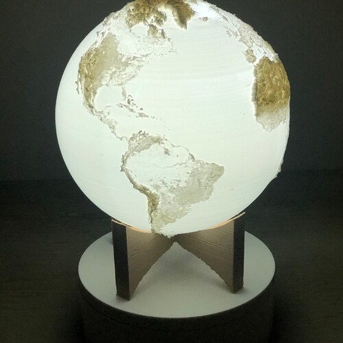 Mars Planet Night Lamp - Etsy