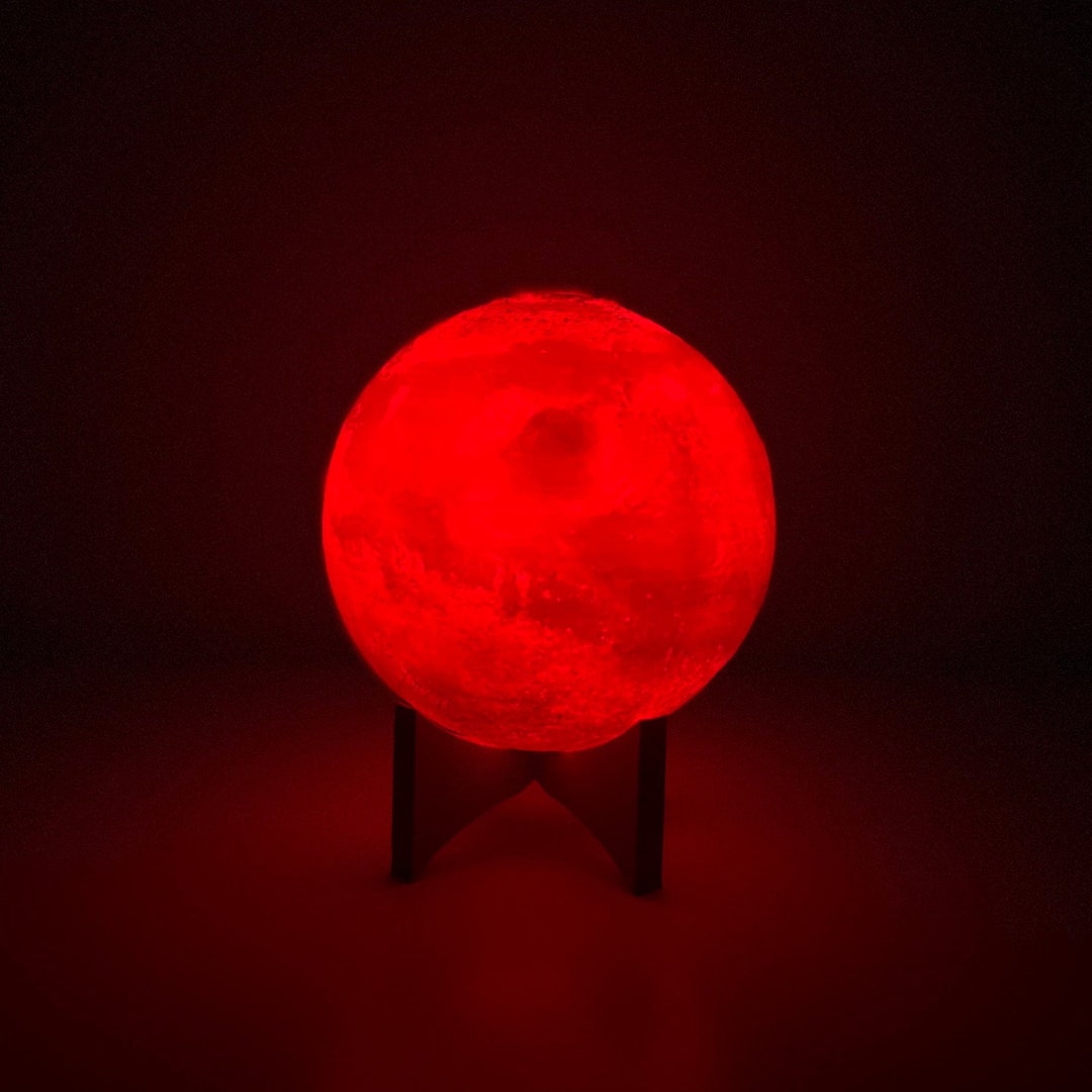 Mars Planet Lamp 5 IN Night Lamp for Office Home or Room - Etsy