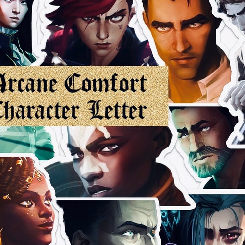 Arcane Comfort Character Letter - Etsy