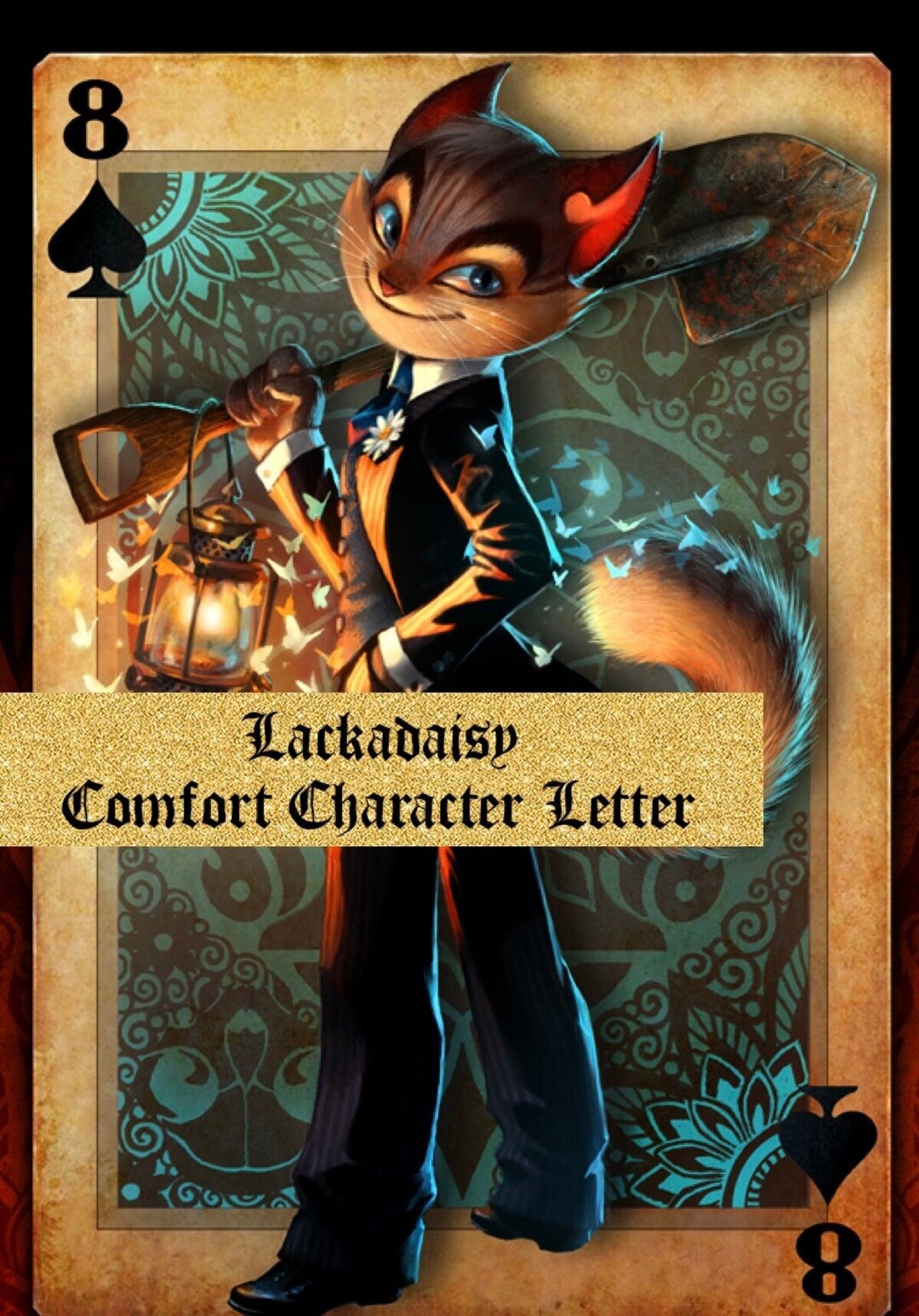 Lackadaisy Comfort Character Letter - Etsy