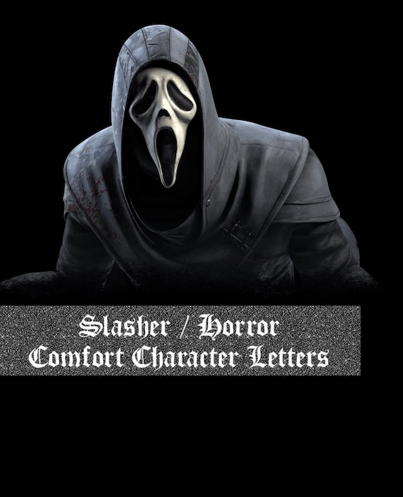 Slasher / Horror Comfort Character Letters halloween Special - Etsy