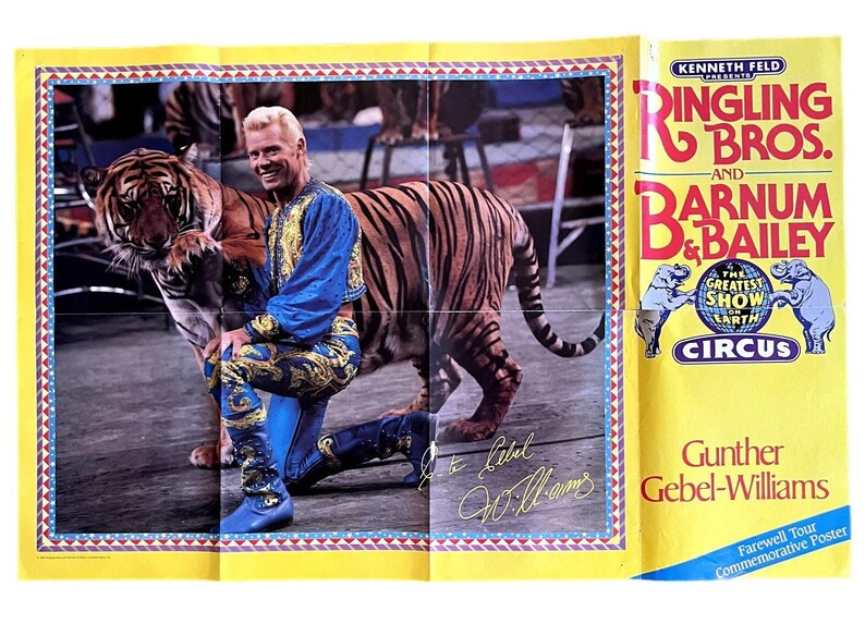 Ringling Bros Poster 1989 Barnum Bailey Farewell Tour - Etsy