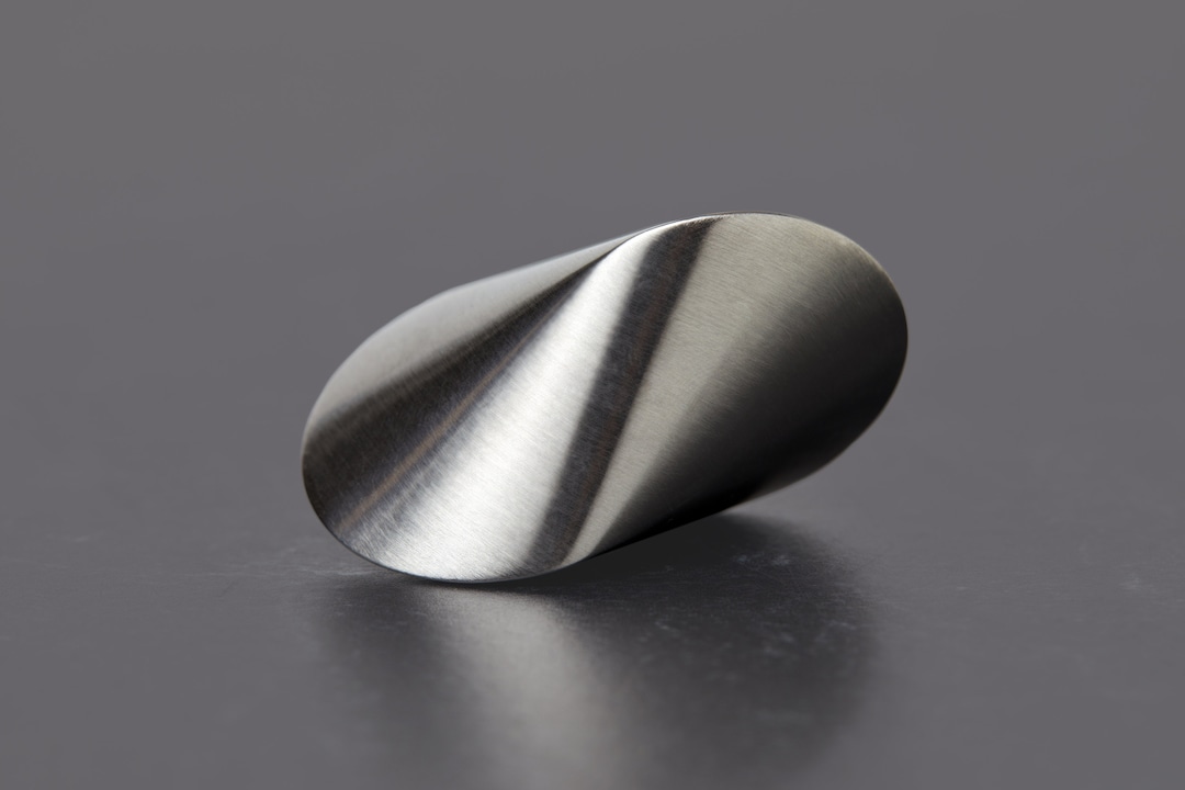 Perfect Gift for Him/her- Stainless Steel Oloid - Brushed Finish Desk ...