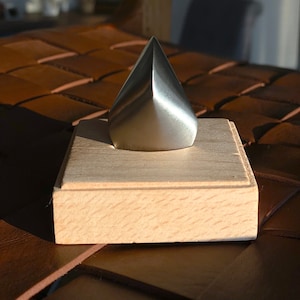 Perfect Gift for Him/her- Brass Oloid - Brushed Finish Desk Toy Wobbler ...