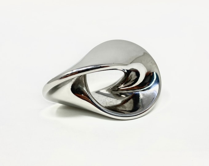 Perfect Gift for Him/her- Stainless Steel Anti Oloid - Polished Finish ...