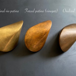Perfect Gift for Him/her- Brass Oloid - Brushed Finish Desk Toy Wobbler ...