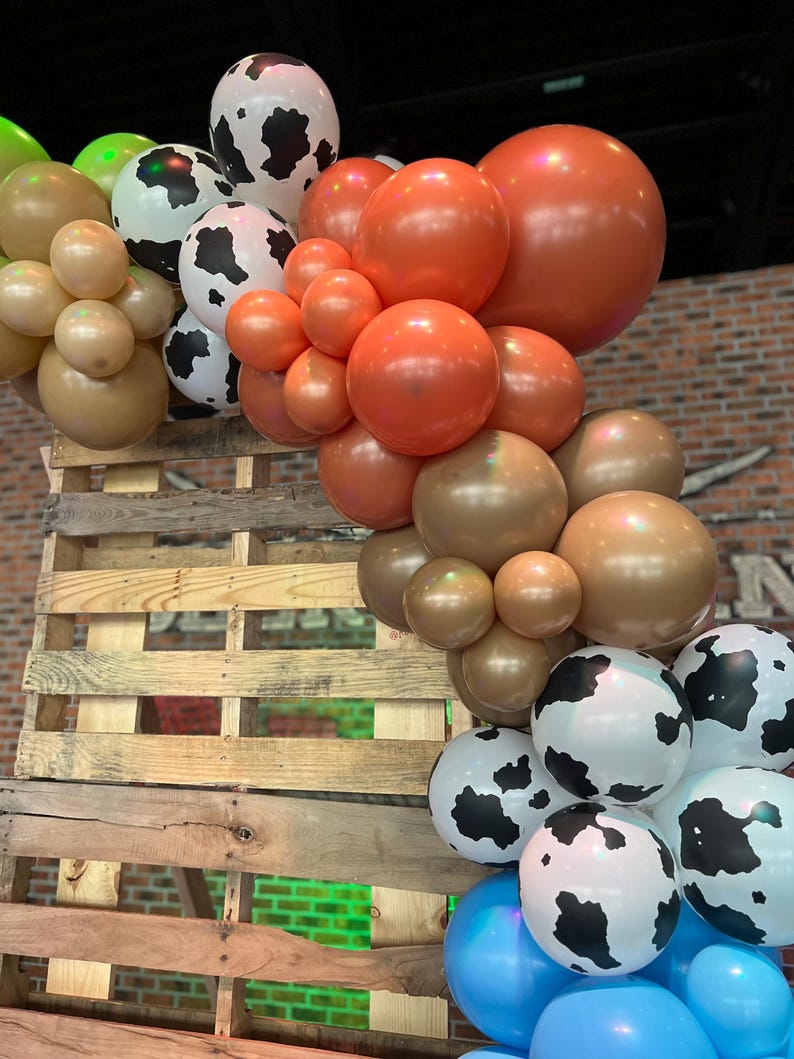 Cowboy DIY Balloon Garland, Wild West Balloon Arch, Custom Balloons ...