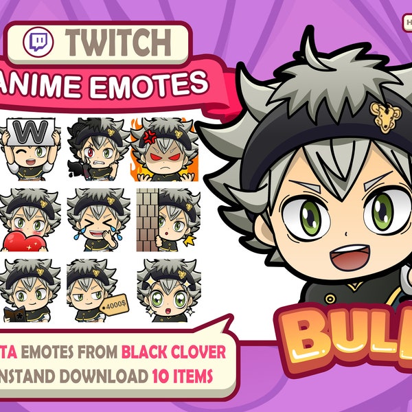 Black Clover Chibi - Etsy