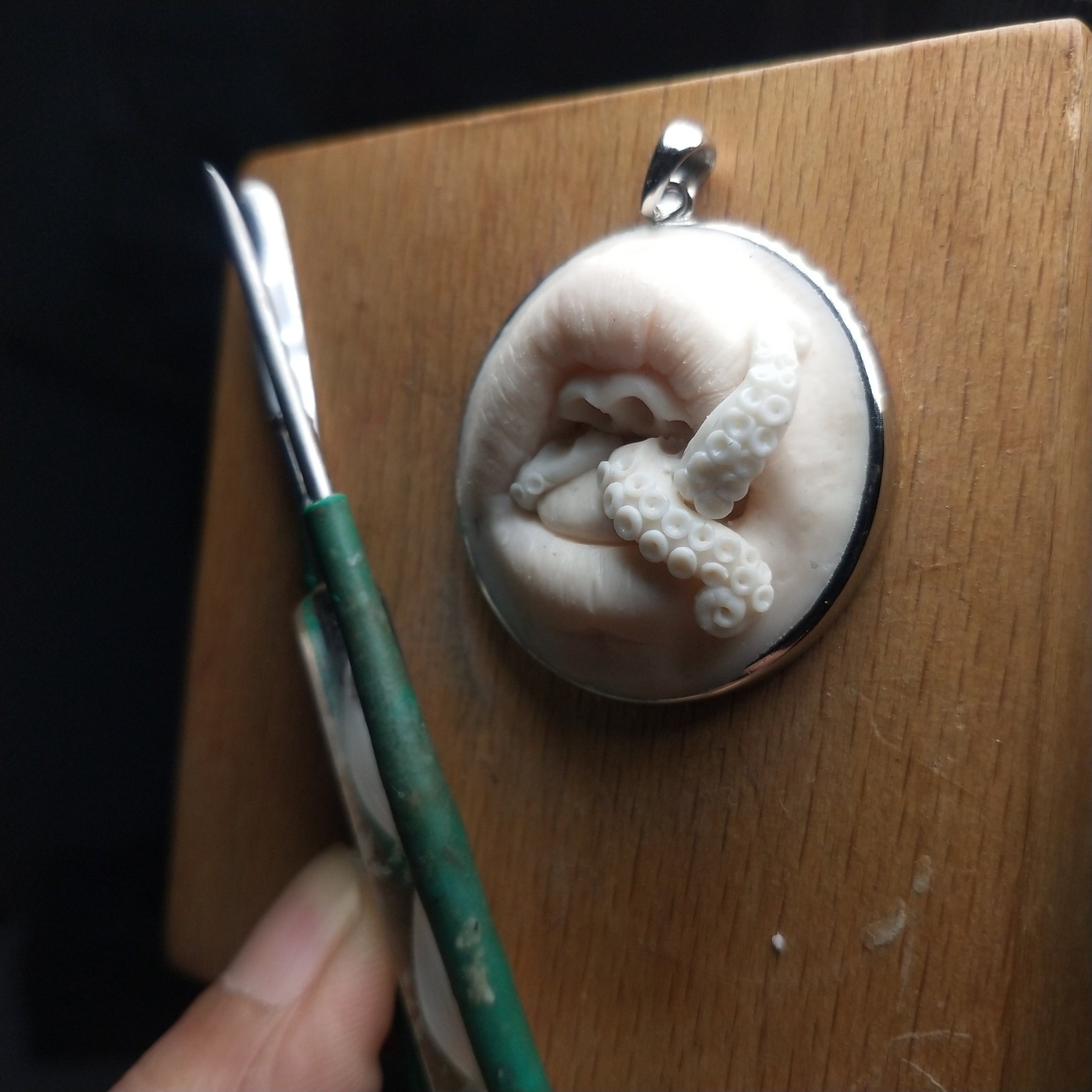 Handcrafted Mouth Necklace｜ Handcrafted Eye Necklace ｜sterling Silver ...