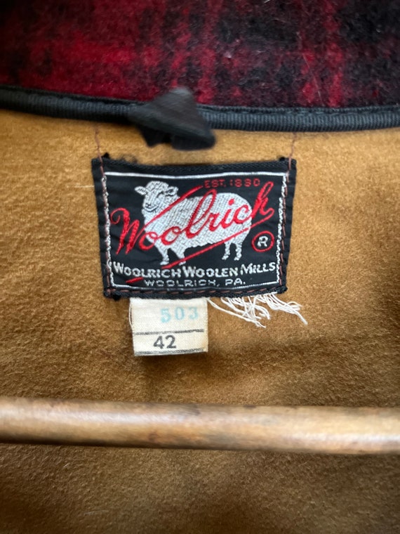 1950s Iconic Woolrich Buffalo Check Mackinaw jacket s… - Gem