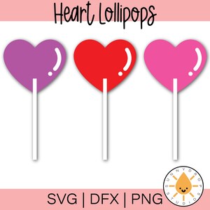 Heart Lollipop SVG, Heart SVG, Lollipop SVG, Heart Svg, Valentine ...