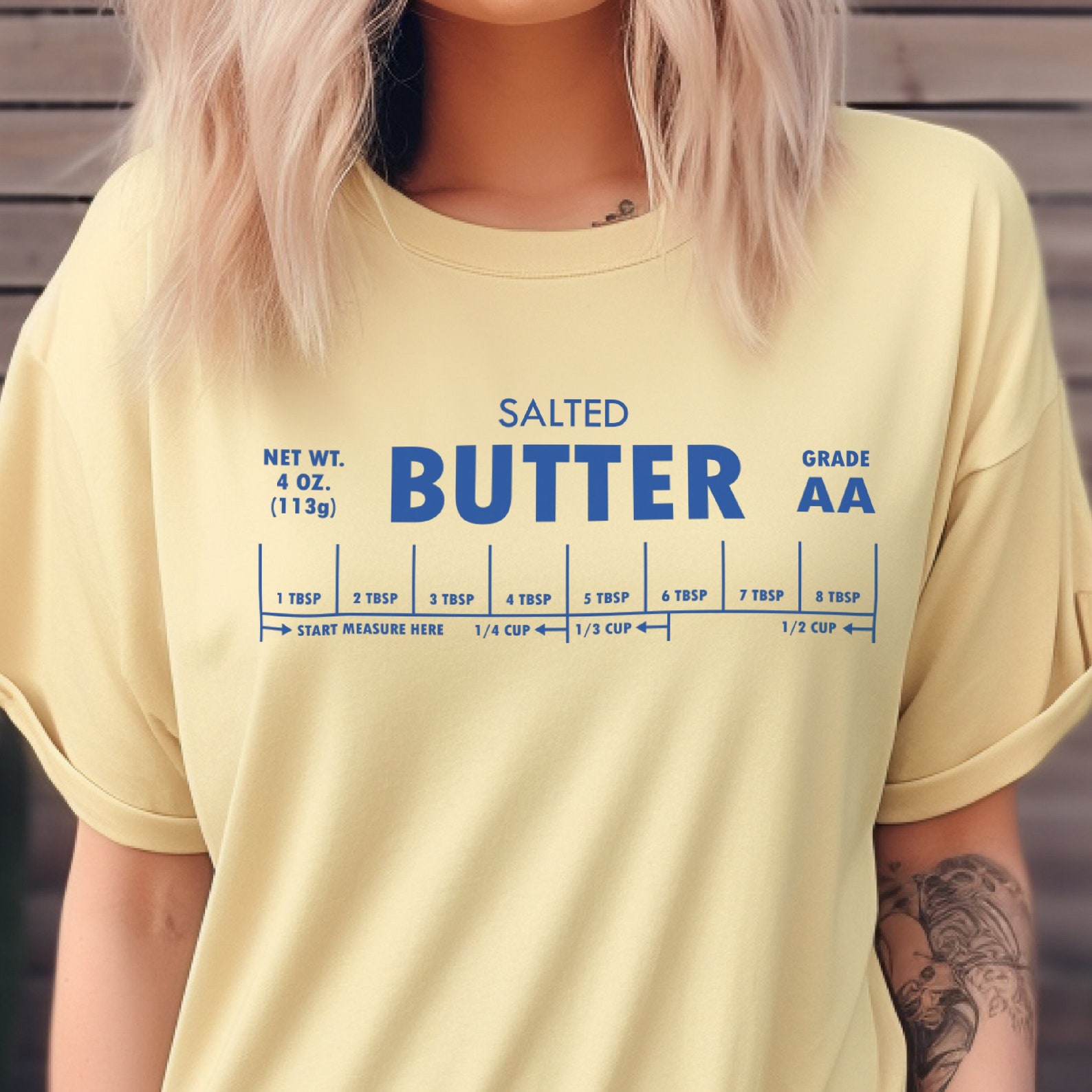 Salted Butter T-shirt, Butter Shirt, Baking Shirt, Gift for Mom, Butter ...