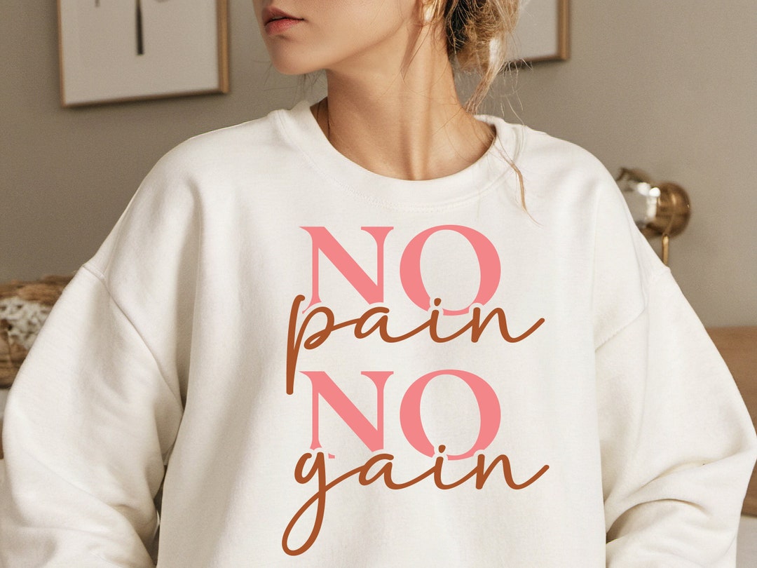 No Pain No Gain Svg Png, Boho Workout SVG, Gym Png, Motivational Png, Fitness Svg, Working Out ...